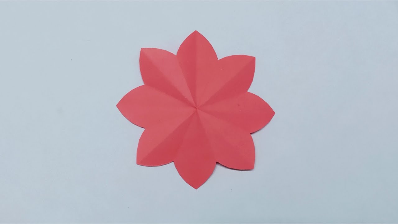 DIY Paper Cutting Flower - How to make an Easy Kirigami Flower || Easy ...