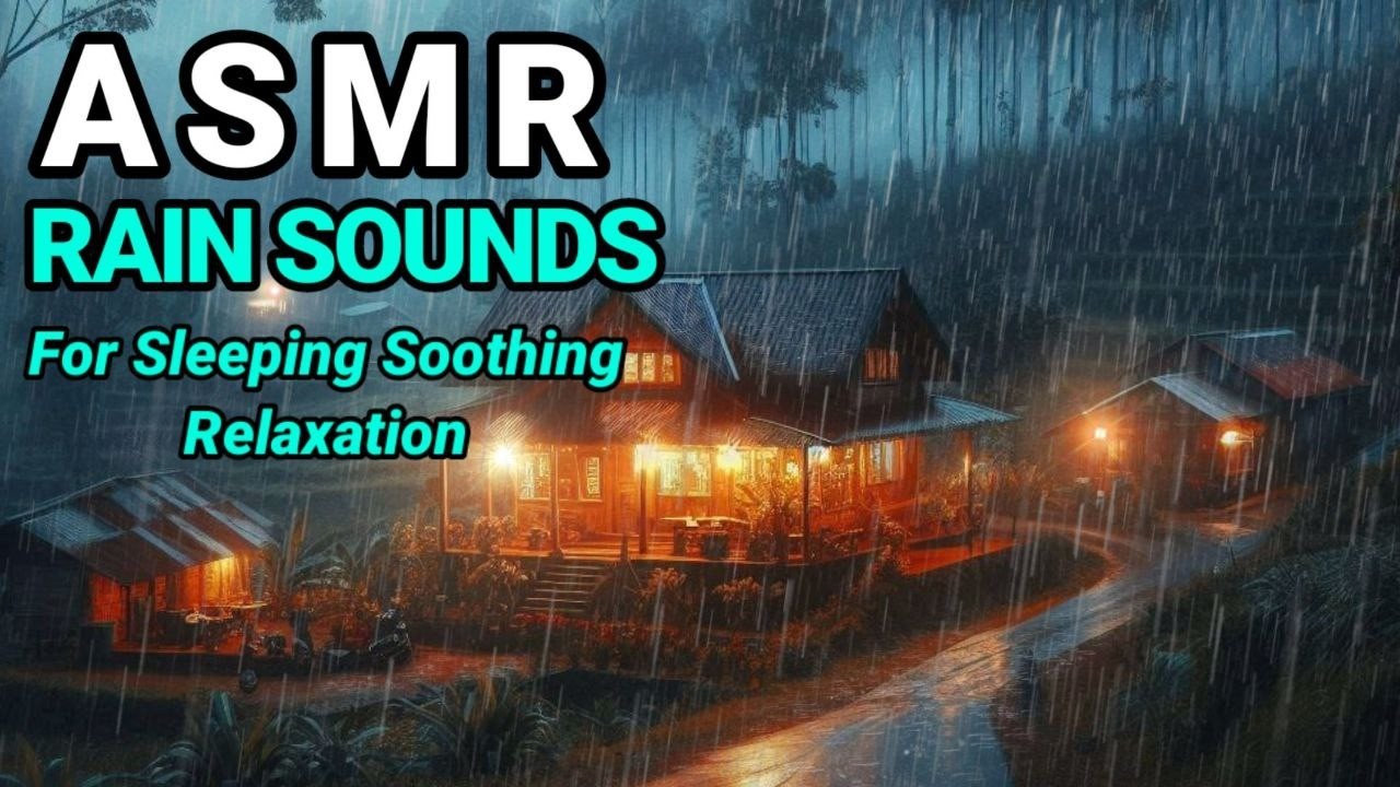 Sleep ASMR | Heavy Rain Sounds for Sleep Soothing Relaxation ...