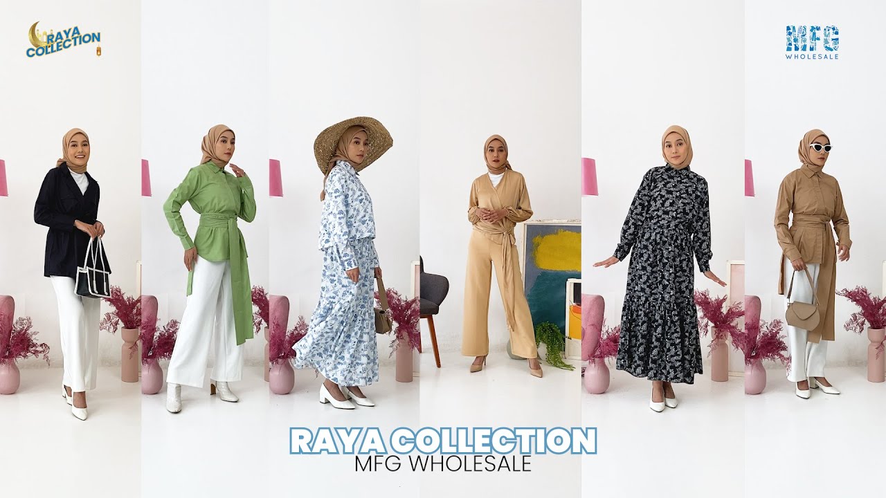 Raya Collection 2023 by MFG Wholesale - Koleksi Gamis Trendy Terlaris ...