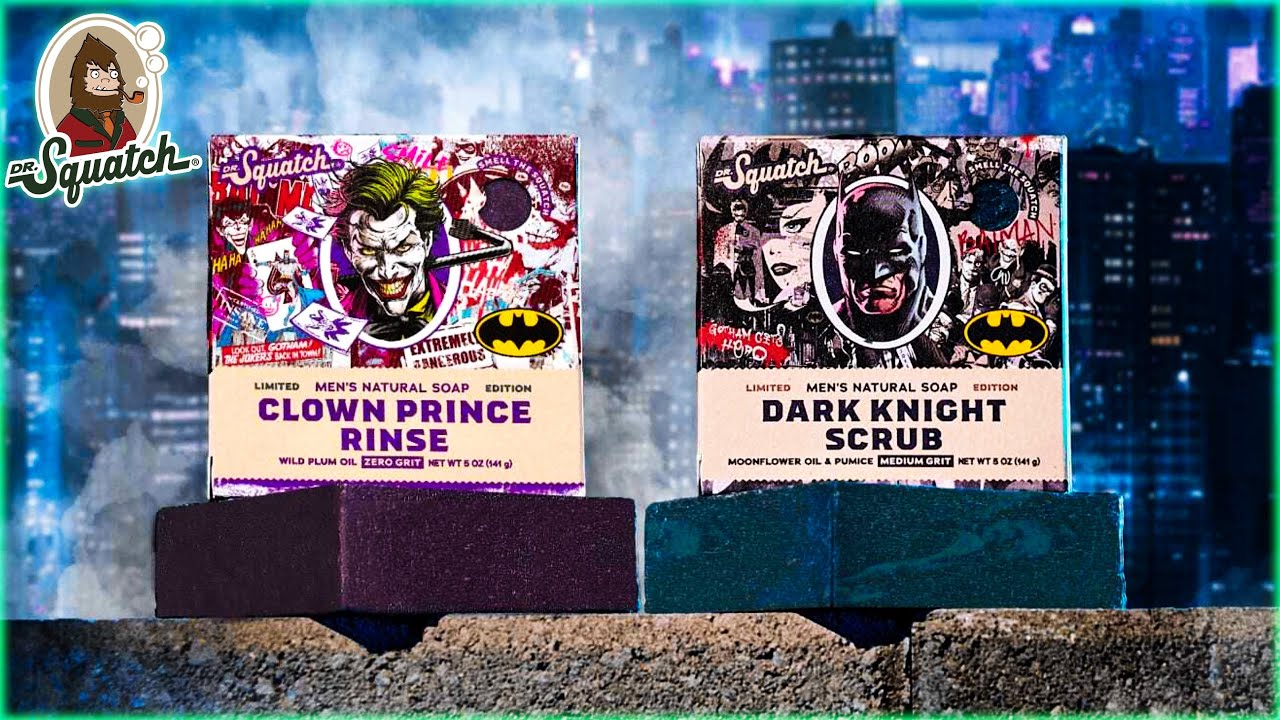 NEW JOKER & BATMAN BRICCS | Dr. Squatch First Look - YouTube