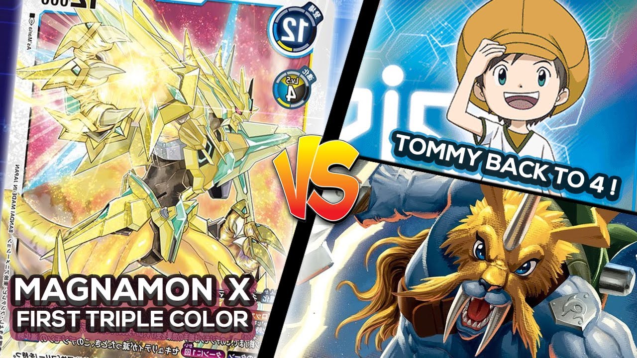 Magnamon X-Antibody (Gold Digizoid State) vs Blue Hybrids | Digimon TCG ...