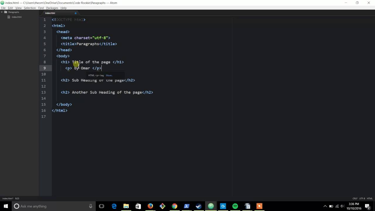 How To Make Paragraphs In HTML YouTube How To Make Paragraphs In HTML YouTube