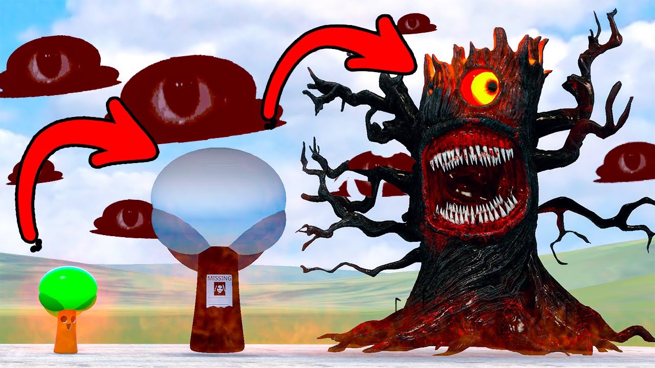 NEW EVOLUTION OF HORROR MR TREE SPRUNKI In Garry's Mod - YouTube