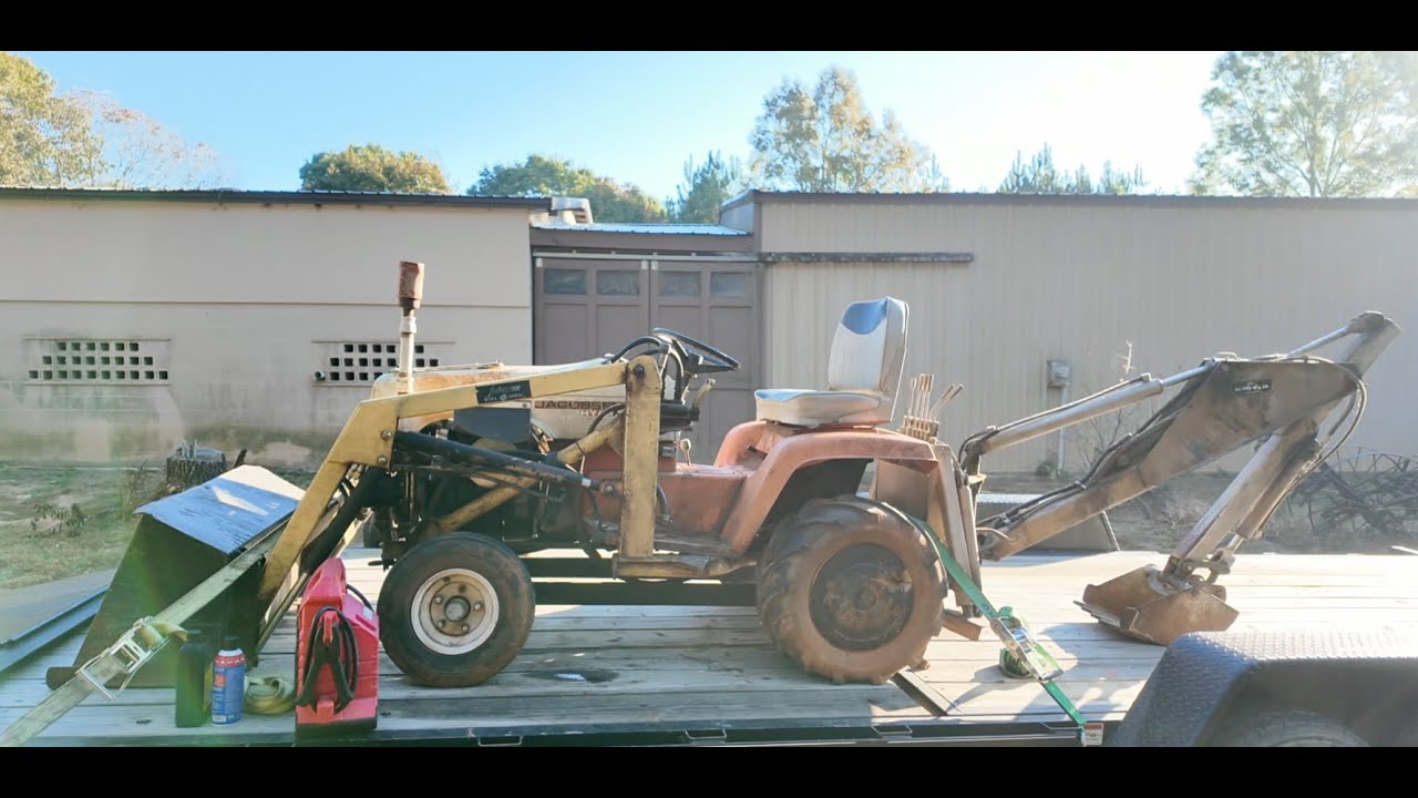 I Saved This Antique Mini Backhoe from the Scrap Yard, but Will It Run ...