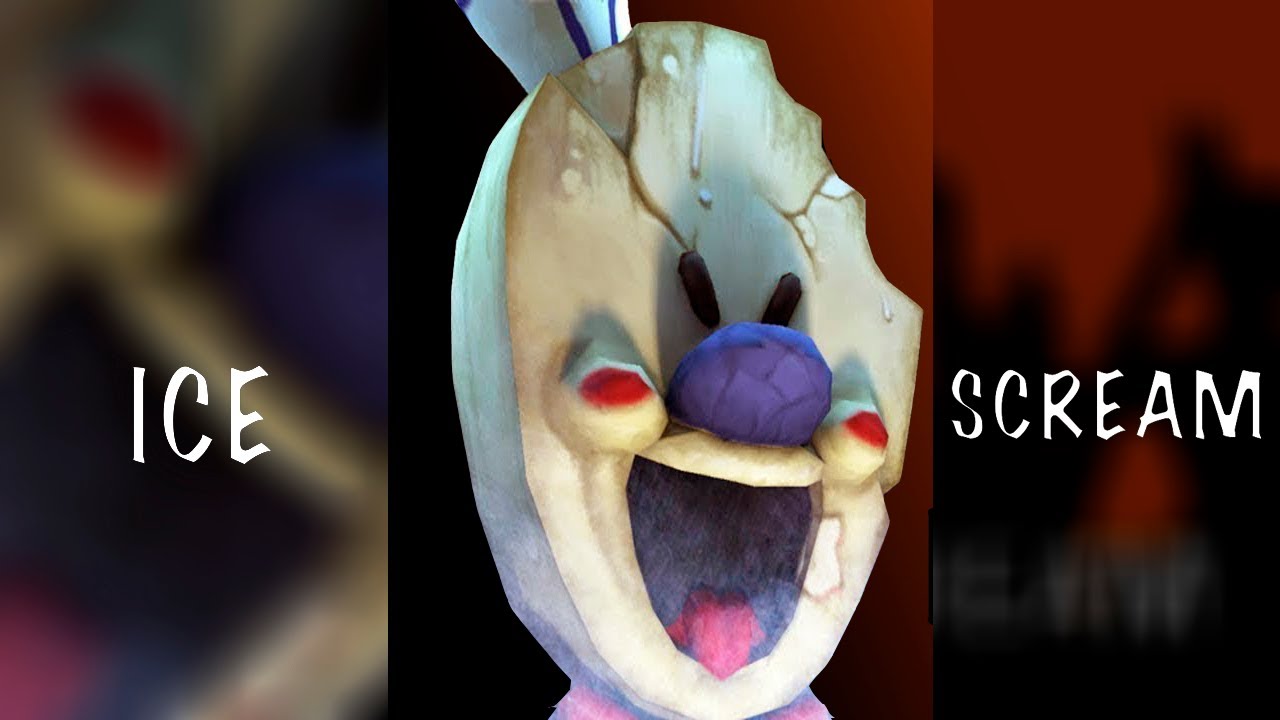 How does Ice Scream man look in mask? 👺 How to make Ice Scream Mask ...