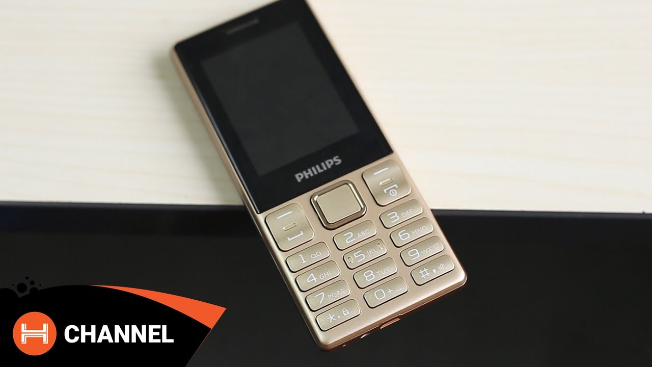 Philips Xenium E170: Kết nối Bluetooth cho iPhone/Android, pin chờ 100 ngày | H Channel - YouTube