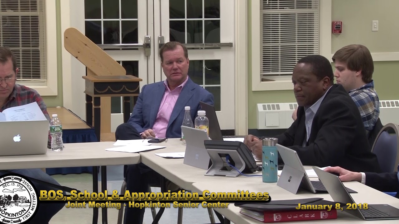 BOS, School and Appropriation Committees Joint Meeting: February 8 ...