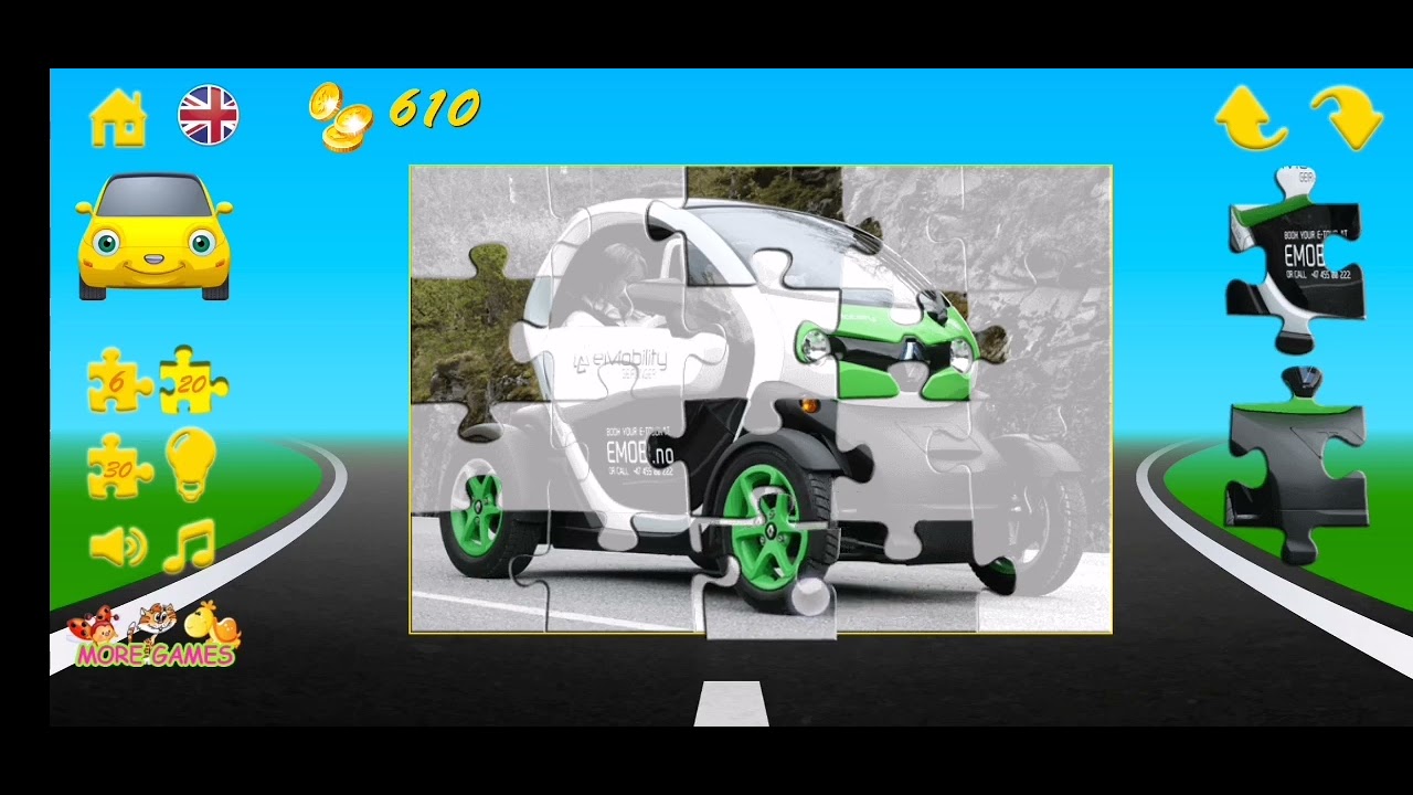 Car Puzzle Games Renault - YouTube