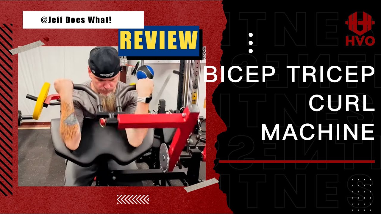 How to Train Your Arms with the HVO Bicep & Tricep Curl Machine - YouTube