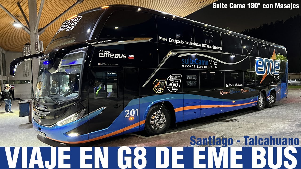 Viajando en Bus | Viaje en Eme Bus Santiago - Talcahuano (Bus Suite ...