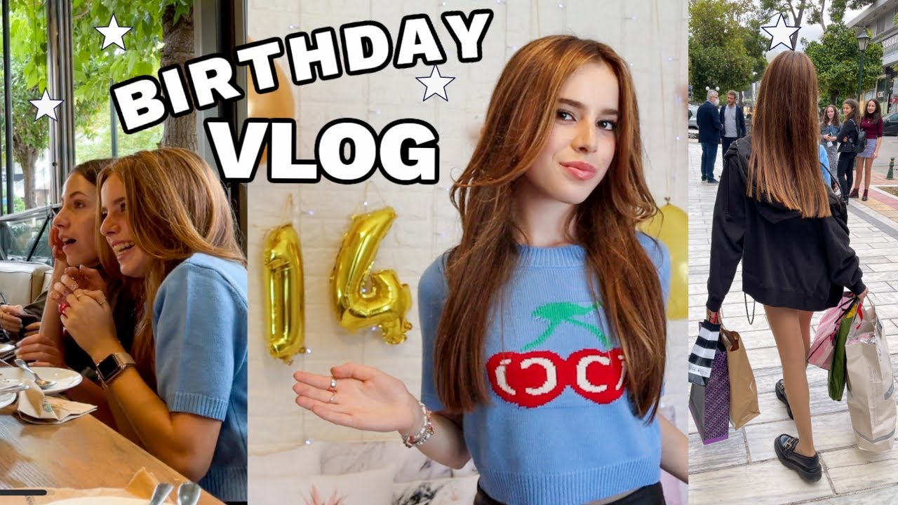 VLOG από τα γενέθλια μου - YouTube