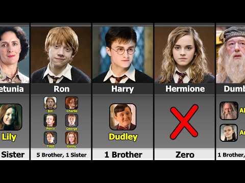 Harry Potter Character How Many Brother and Sister