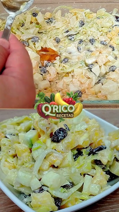 Exquisita Ensalada Agridulce Sin Azúcar Añadida ¡fácil Y Saludable 😋