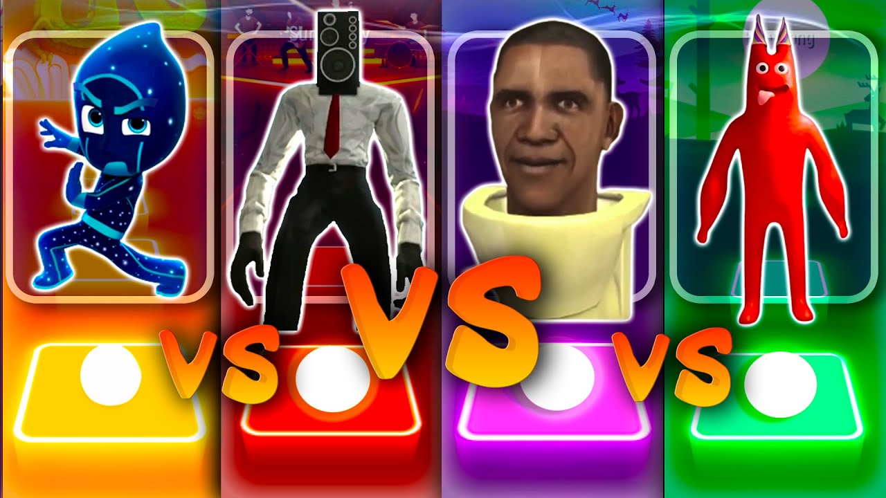 PJ MASKS 🆚 SKIBIDI TOILET 💩 Giant Speakerman 🆚 America 🆚 Garten of ...