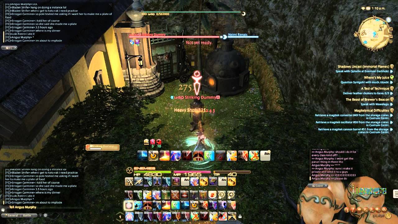 FFXIV 350+ rotations for Dragoon, Monk and Bard. No food or potions ...