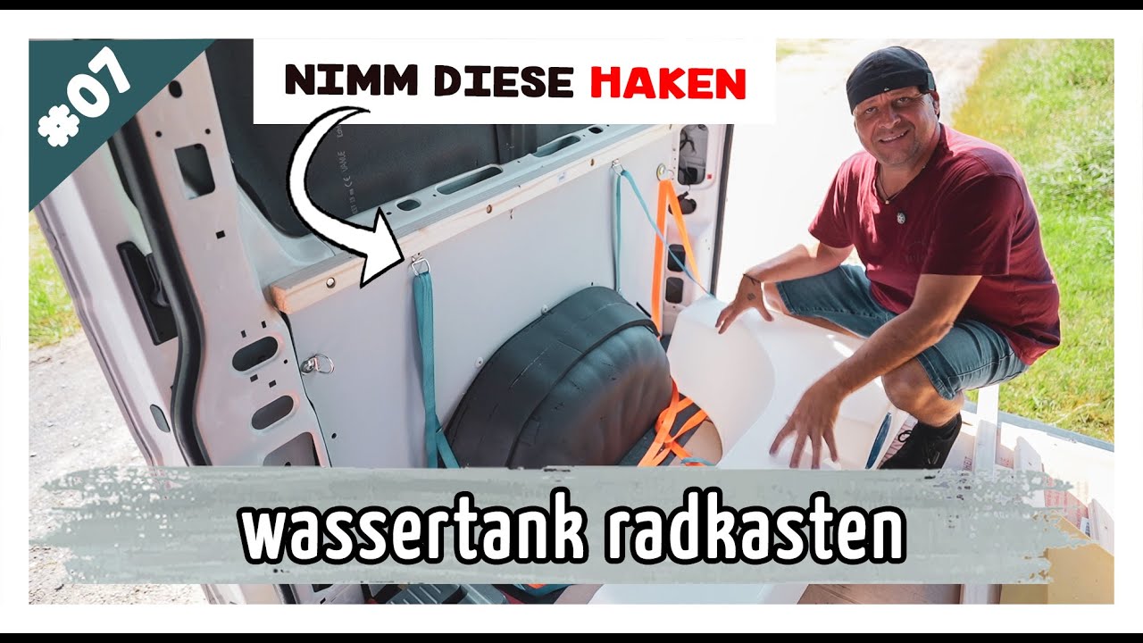 💦 Frisch WASSERTANK über dem Radkasten die perfekte Befestigungslösung👍 ...
