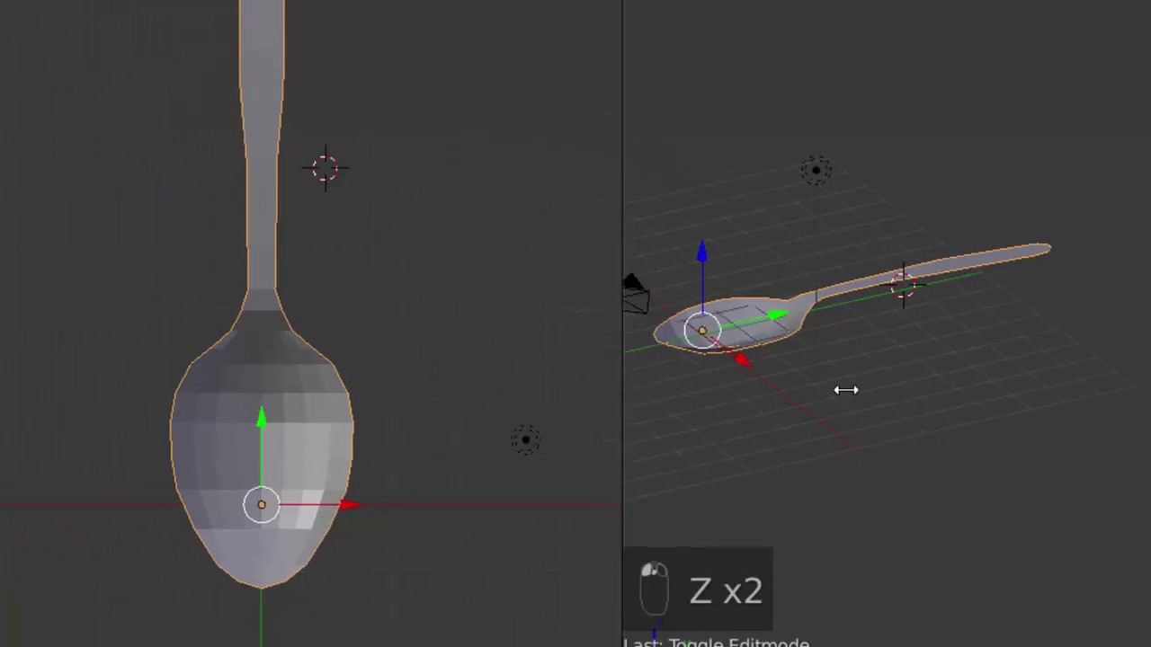 Membuat Sendok Pada Aplikasi Blender3D | Make a Spoon in Blender - YouTube