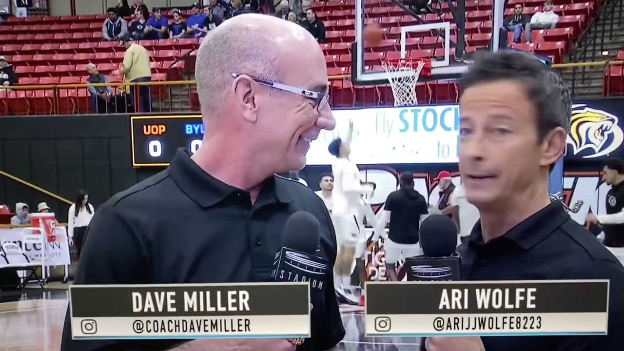 Coach Dave Miller WCC BYU at Pacific - YouTube