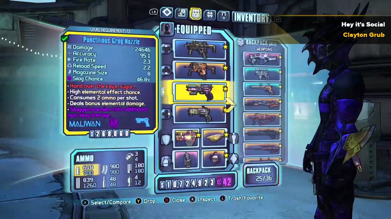 My Borderlands 2 Zer0 Build - YouTube