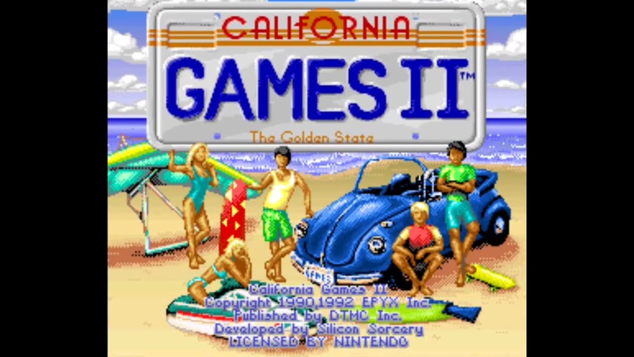 California Games II; Game 94/763 SNES NA - YouTube
