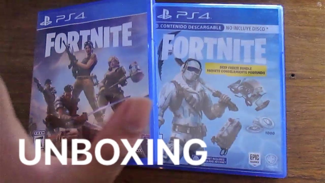 Doble Fortnite Unboxing - Copias Físicas PS4 - Salvar el mundo/Battle ...