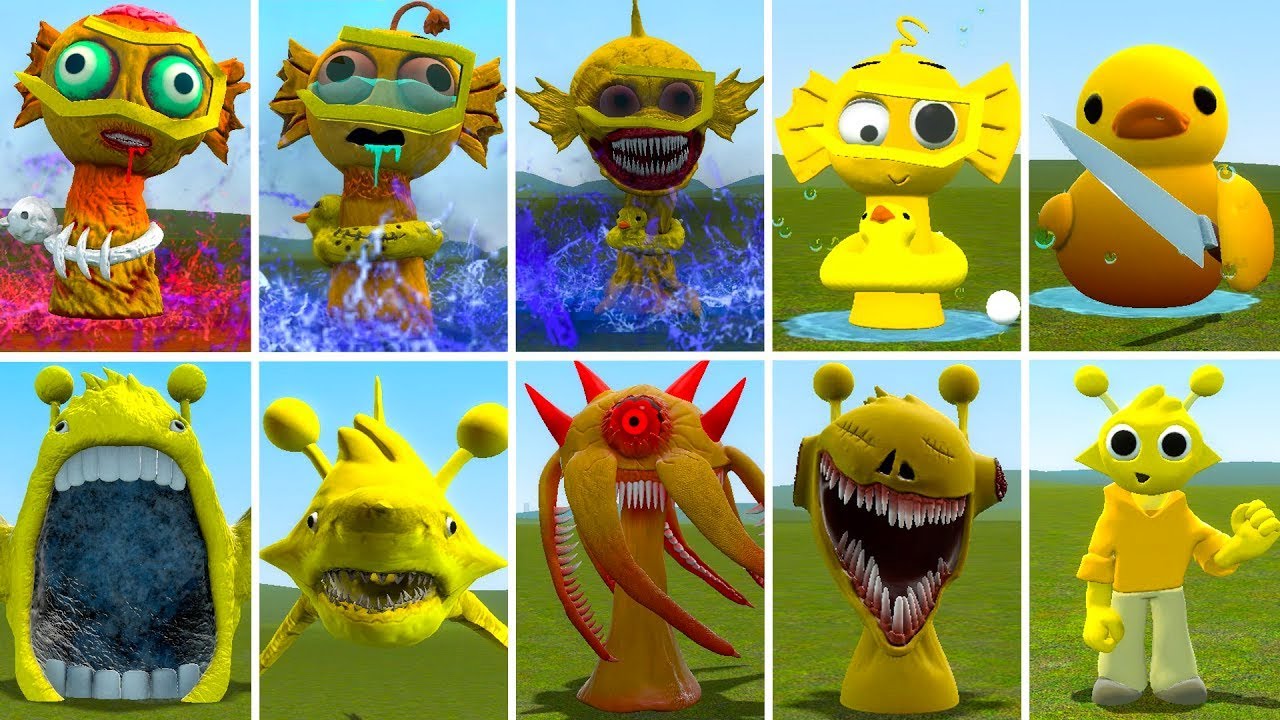 EVOLUTION OF ALL NEW BAILEY SPRUNKI VS ALL PHASES OF SIMON YELLOW ...