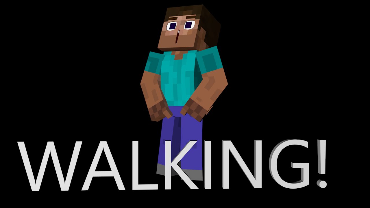 Cinema 4d Minecraft - Animation Tutorial - Part 1: Walk Cycle - YouTube