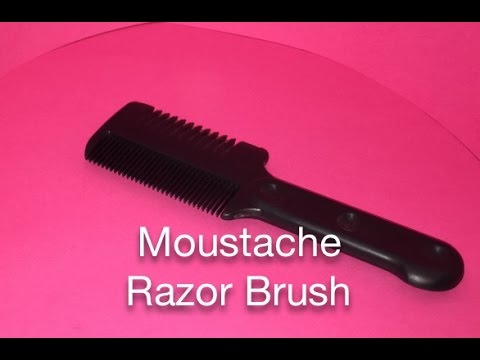 Moustache Razor Brush - YouTube