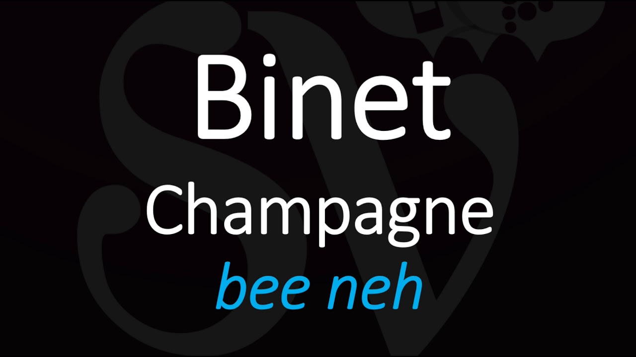 How to Pronounce Binet? (Champagne Wine) - YouTube