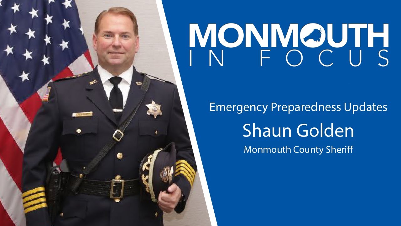 Monmouth in Focus: Sheriff Shaun Golden promotes preparedness - YouTube