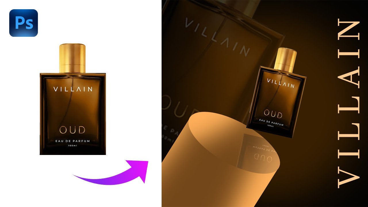 Perfume Photo Editing in Photoshop | Product Retouch & Design # ...