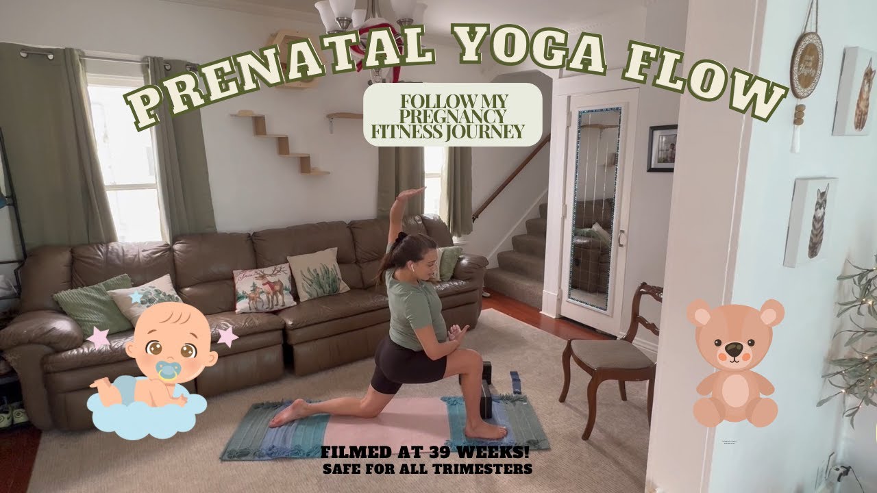 Prenatal Yoga for Birth Prep (Third Trimester) - YouTube