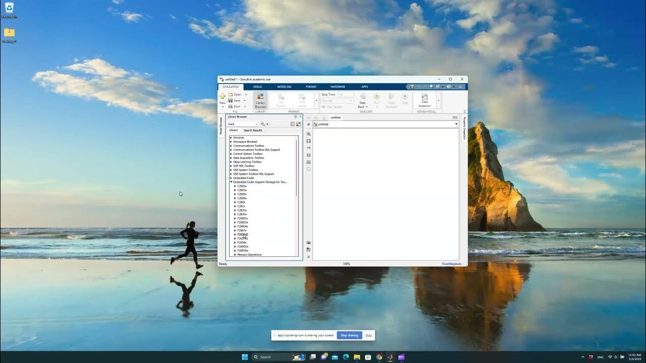 C2000 Serial Communication Set up Using Matlab/Simulink - YouTube