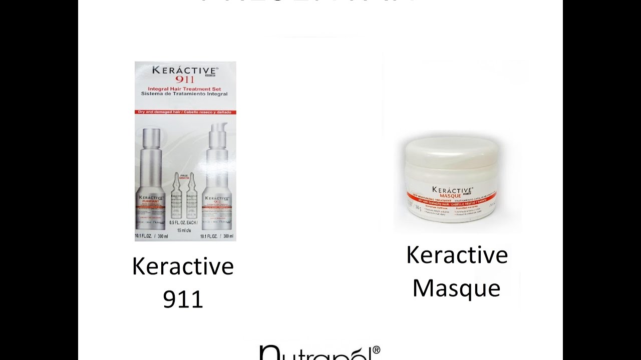 Nutrapel Keractive 911 y Masque - YouTube