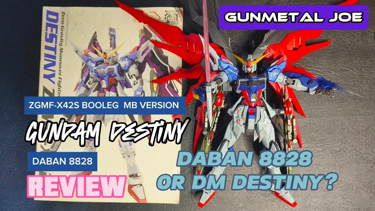 IS DABAN 8828 WORTH THE HYPE? GUNDAM DESTINY MB KO REVIEW - YouTube