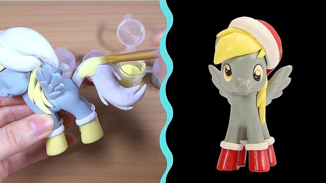 CUSTOM My Little Pony DERPY Tutorial XMAS MLP Toy DIY ...