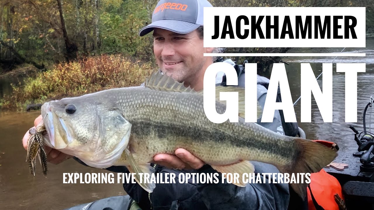 Z-Man Jackhammer Trailer Options: Exploring a Small River - YouTube