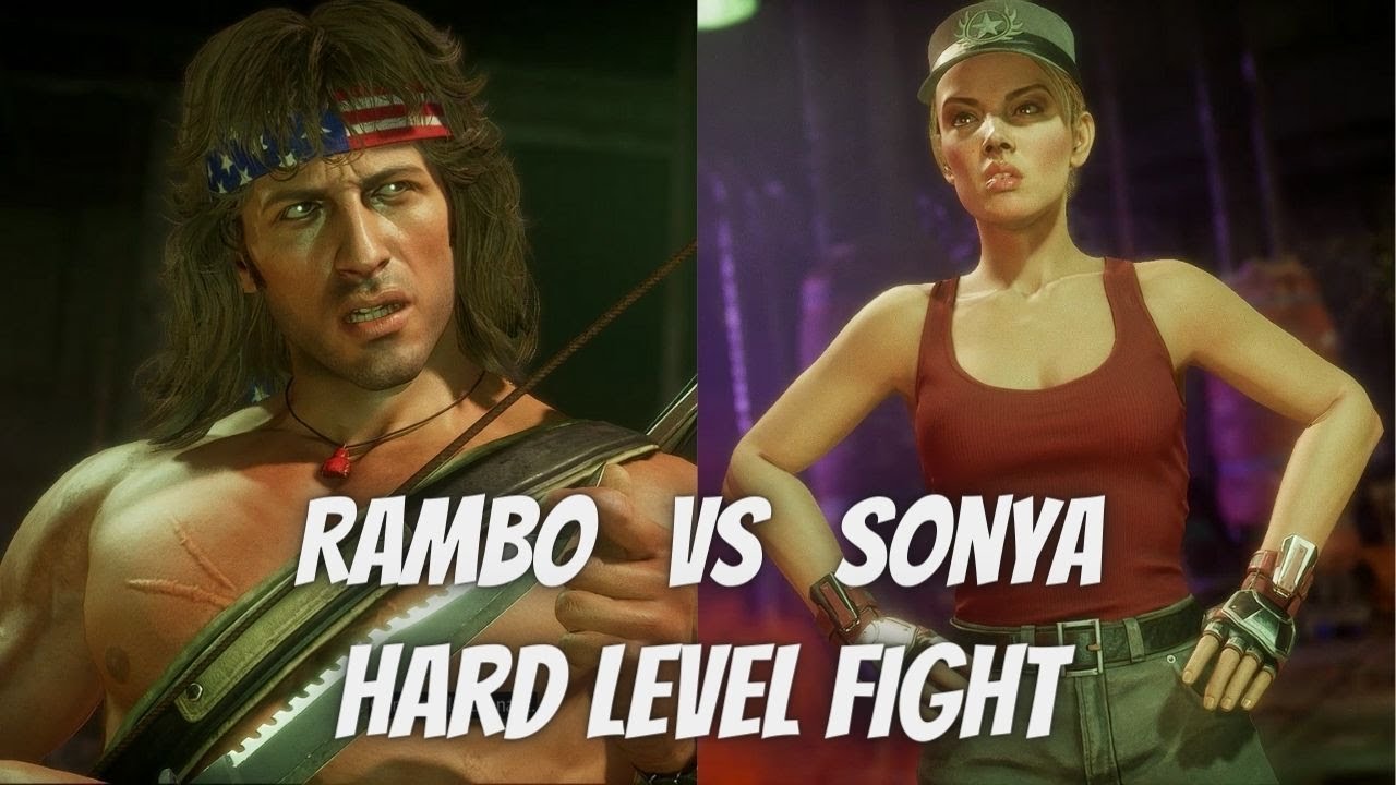 Rambo Vs Sonya - Hard Level Fight | MK 11 - YouTube