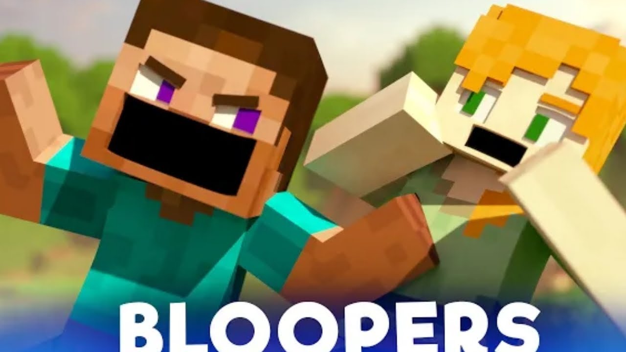 Village_Raid__BLOOPERS_-_Alex_and_Steve_Life__Minecraft_Animation_(720p) - YouTube