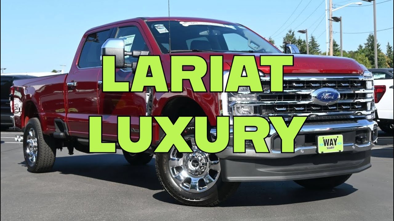 2025 F‑350 Lariat Walkaround | Ruby Red Super Duty Beast! - YouTube
