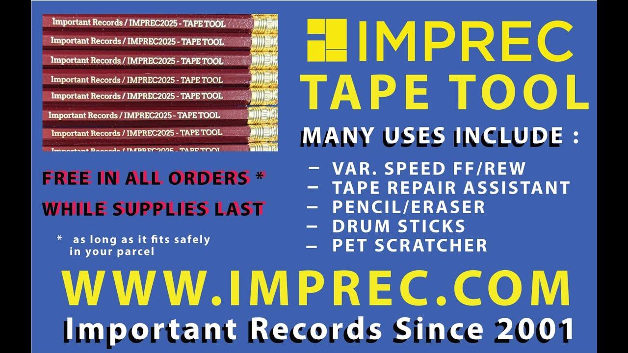 Introducing The Important Records Tape Tool Infomercial - Cassette ...