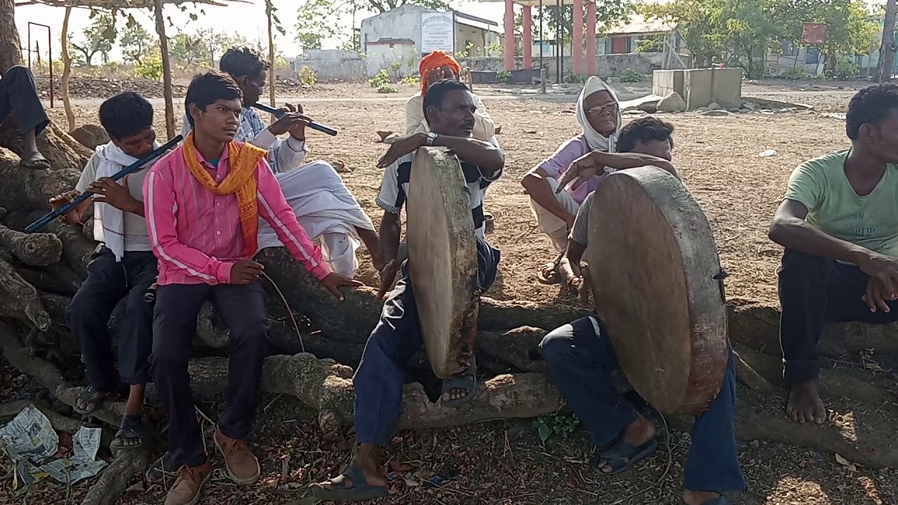 Kolami Songs/music/dance tribe 2 #kolami_medium #awalgaon - YouTube