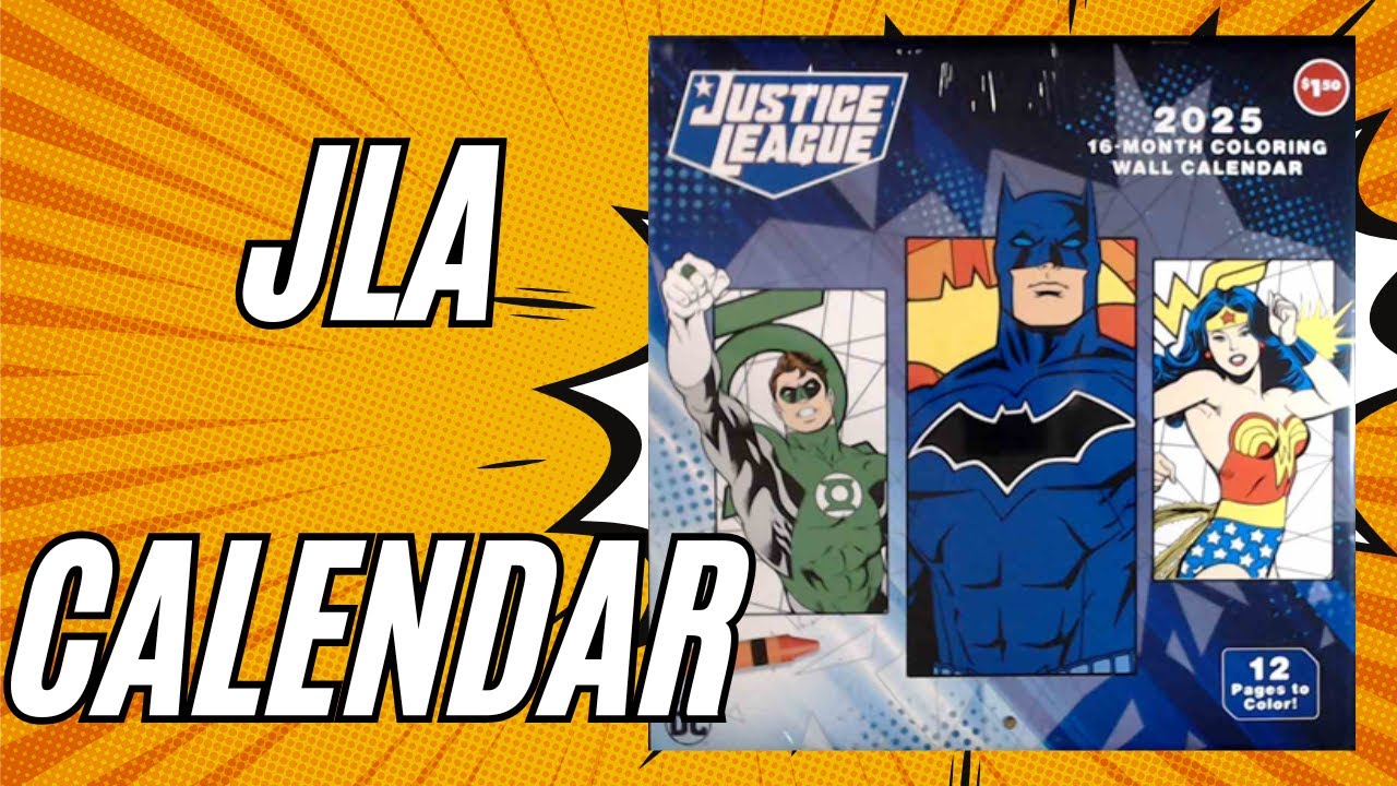 Justice League 2025 Calendar #review - YouTube