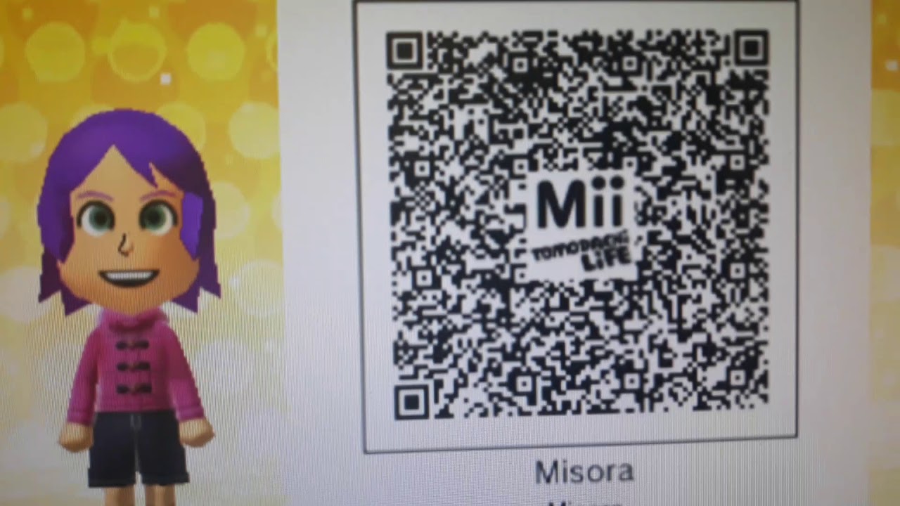 Crystal Dreams QR Codes Everyone! 84 Mii's Jennifer Only QR Codes - YouTube