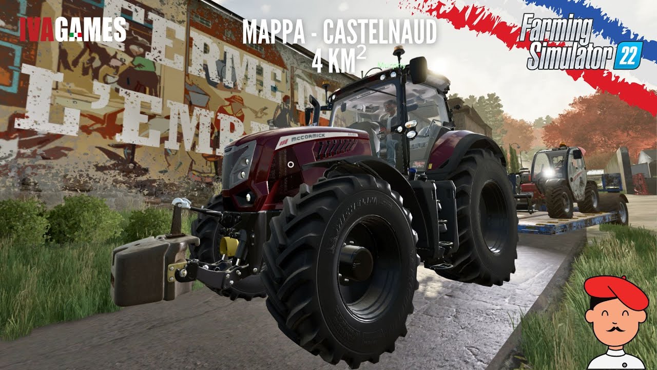 03 - Castelnaud in multiplayer - Server Iva Games Farmers - FS22 - YouTube