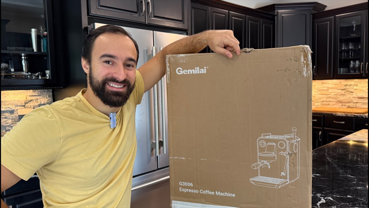 Gemilai Owl Espresso Machine Unboxing and Review - YouTube