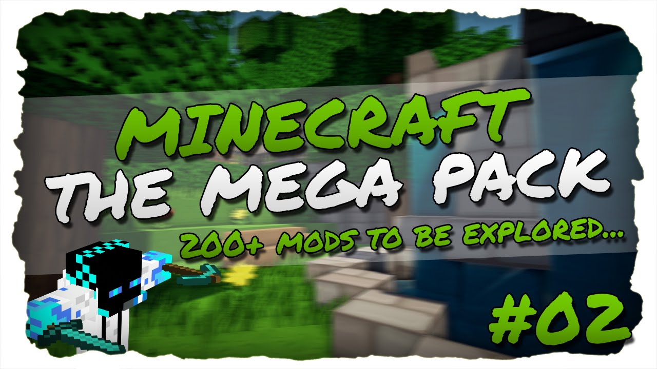 Minecraft The MEGA Pack | Huge Mining Expedition | Episode 2 - YouTube