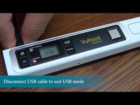 Magic Wand™ Portable Scanner Docking Station - YouTube