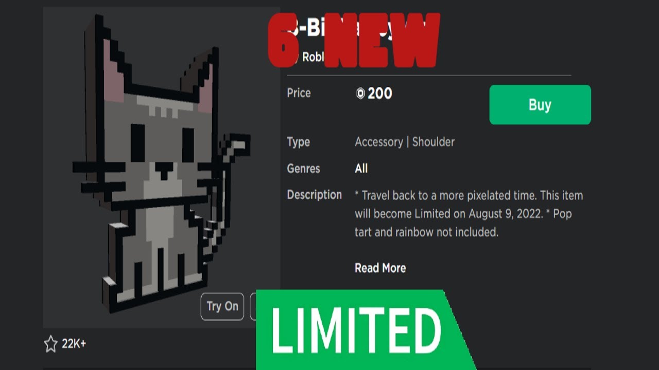 6 NEW LIMITEDS COMING TO ROBLOX (BUY NOW) - YouTube