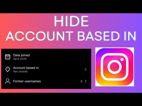 Hide Account Based In  - New Instagram Update (How to Hide your Location) 2025